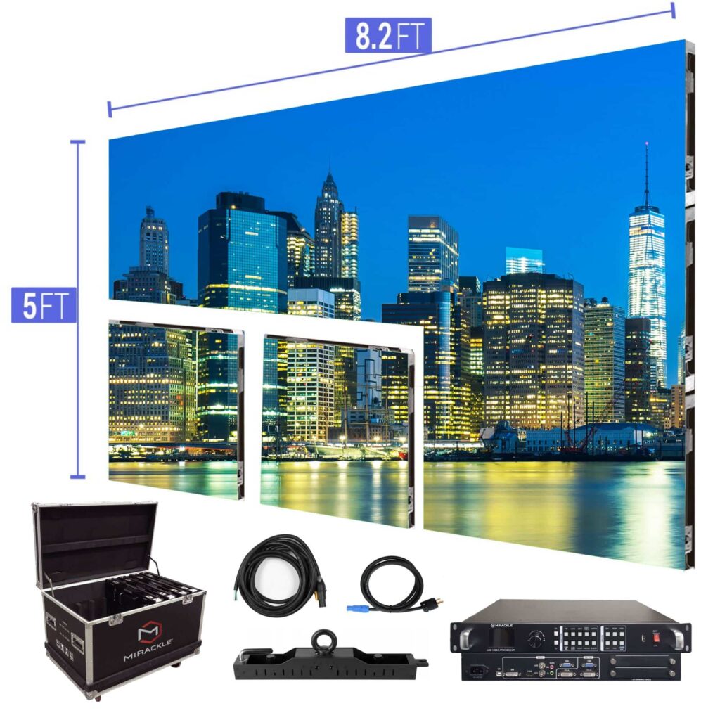 LED Screen for Worship Services P3.9mm 8.2 ft - Hi Tech Unit